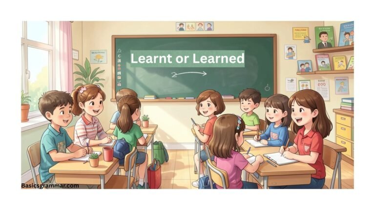 Learnt or Learned: Which One Should You Use? - Basicsgrammar.com